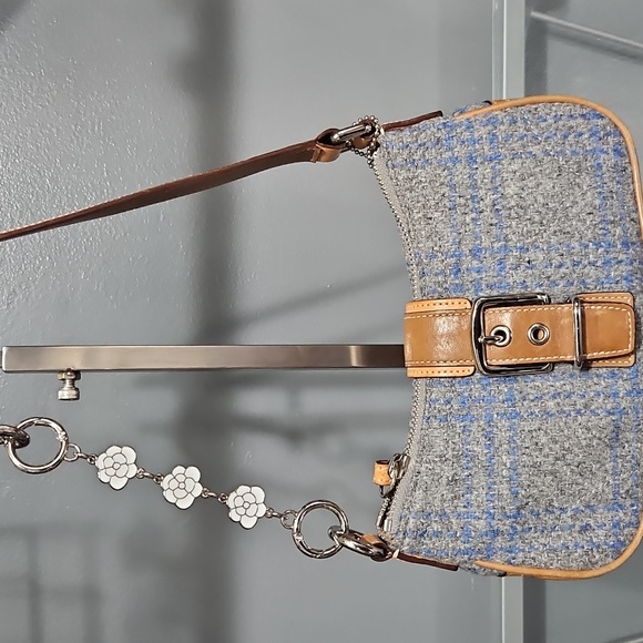 Coach | Bags | Coach Soho Euc Hampton Y2k Wool Shoulder Bag With ...